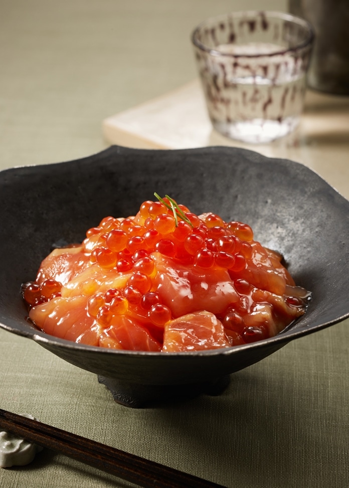 【オンワード・マルシェ限定】鮭ルイべ漬お試しサイズ（鮭ルイベ漬け 160g・いくら 20g）| 魚介・海産物加工品グルメ通販のオンワード・マルシェ